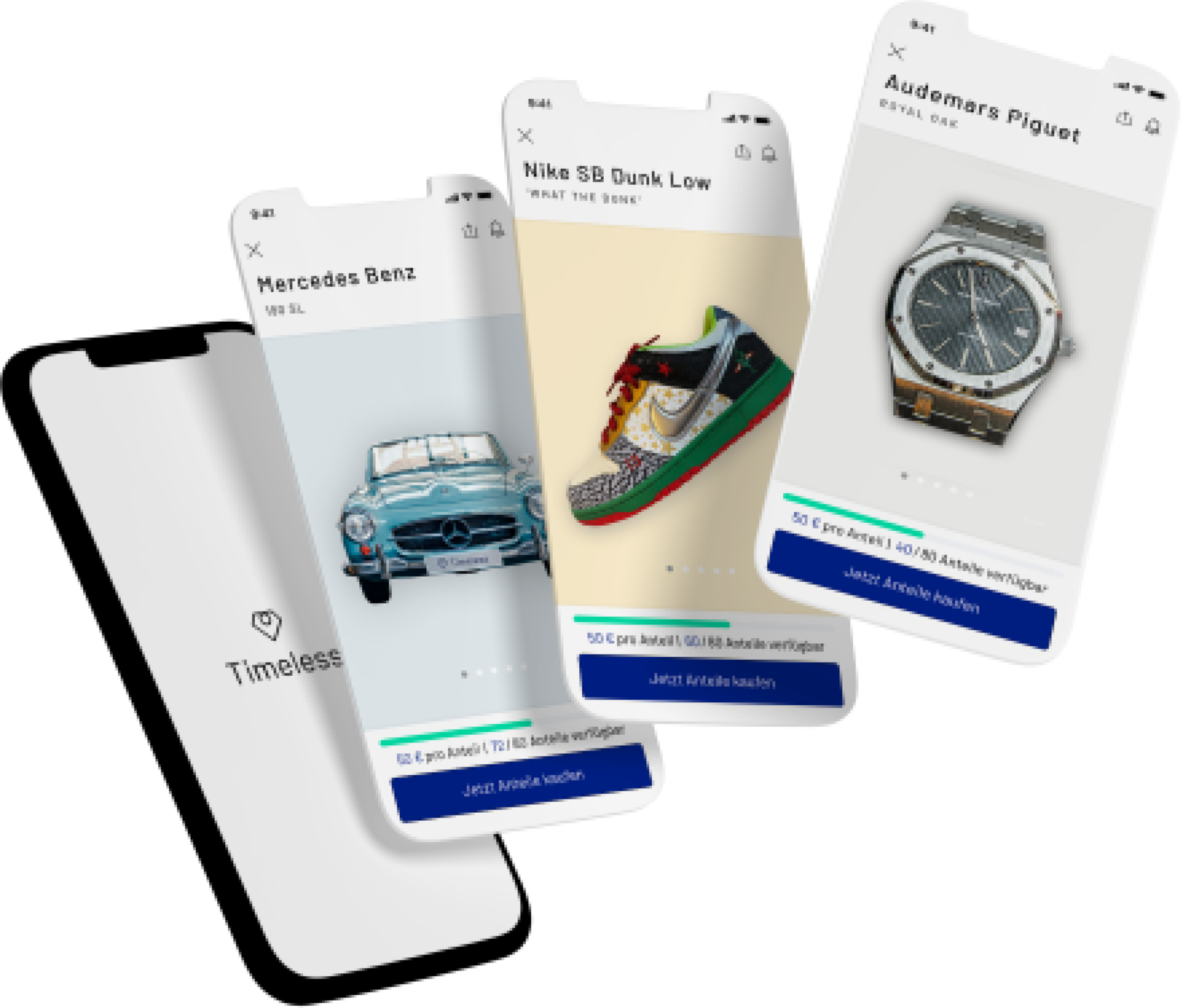 Timeless Investments - Invest in things you love. Einfach via App